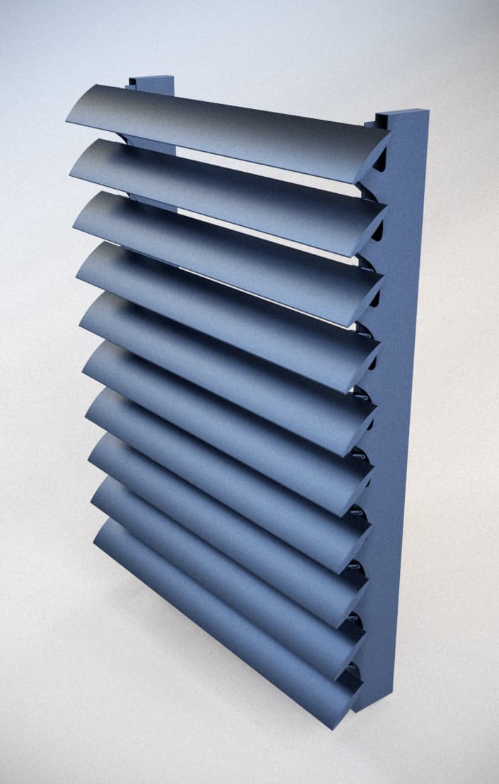 Louvre fixing types explained