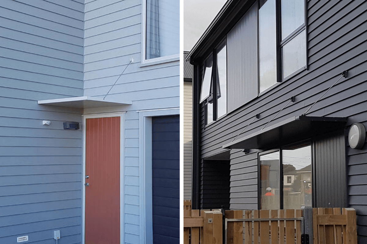 Awning and entrance canopy options | Aurae NZ