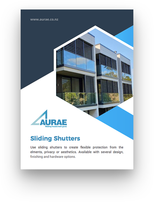 Sliding Shutters | Free Brochure | Aurae